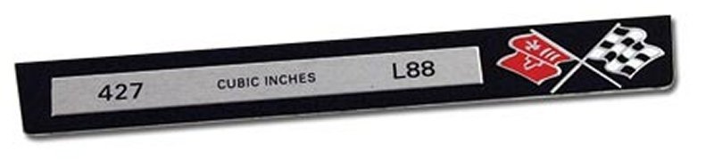 1969-1976 C3 Corvette Console Data Plate - SouthernCarParts.com