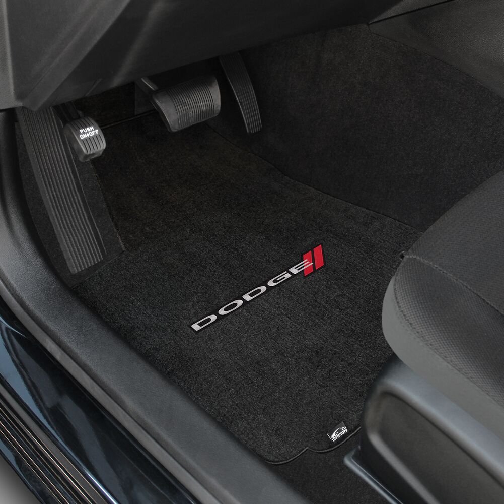 Dodge Challenger Logo Floor Mats
