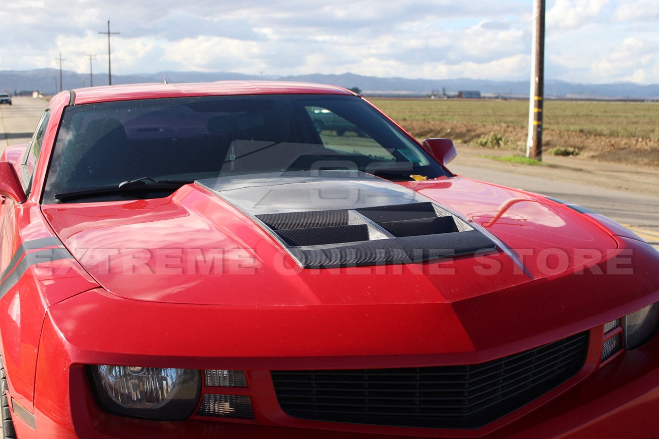 2010-2015 Chevrolet Camaro ZL1 TL1 Style Matte Black Hood Bonnet With ...