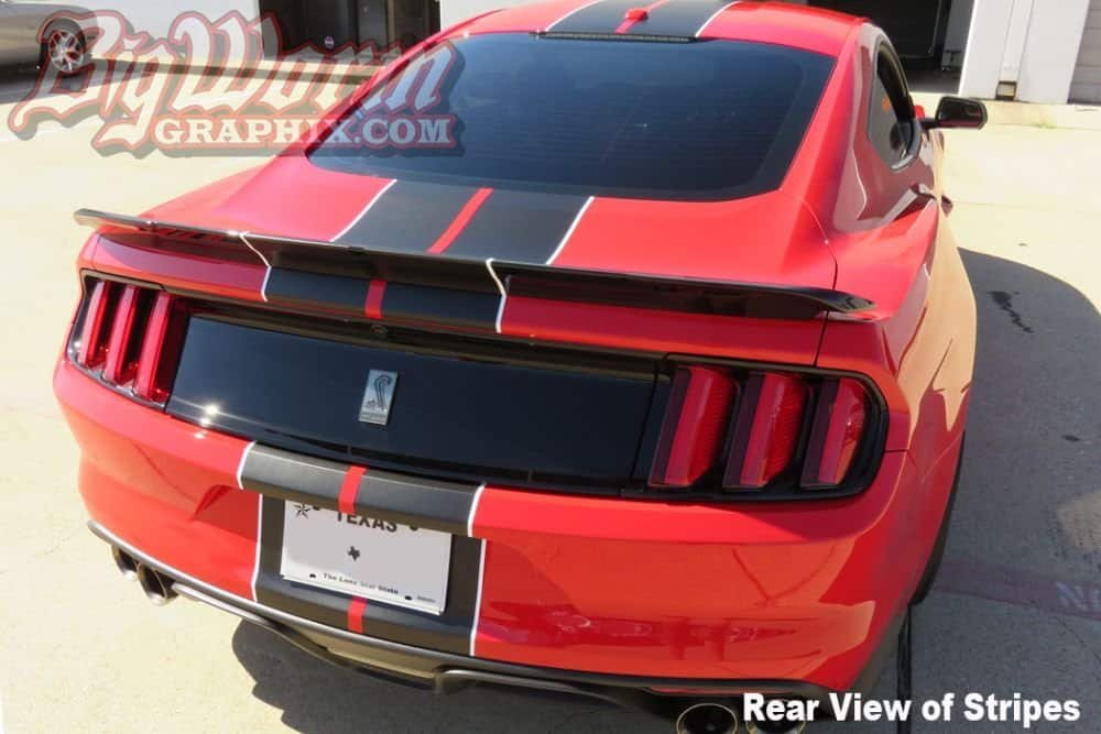 2015-2017 Mustang GT-350 Twin Full Length Stripes Kit ...