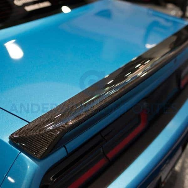 2015-2022 Dodge Challenger Hellcat Carbon Fiber Rear Spoiler ...