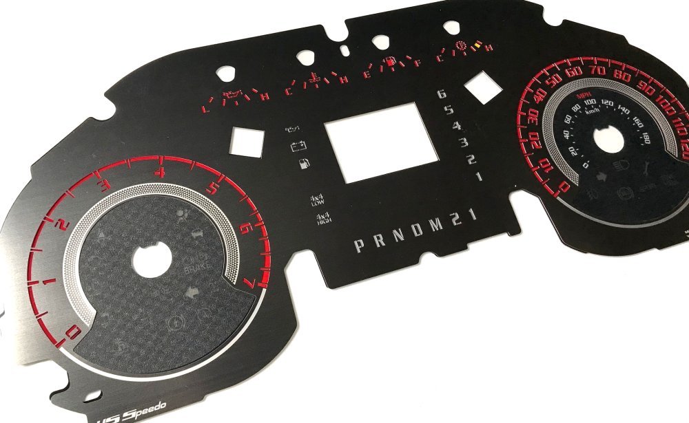 2015-2019 Ford F150 XLT Stainless Edt US Speedo Custom Gauge Face ...