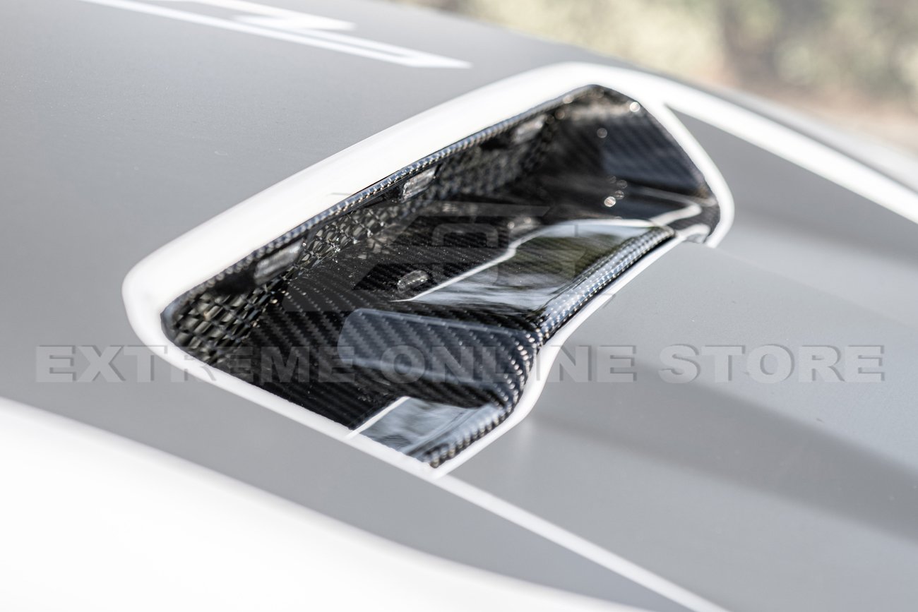 2019-2024 Ram 1500 TRX Carbon Fiber Front Air Intake Hood Scoop ...