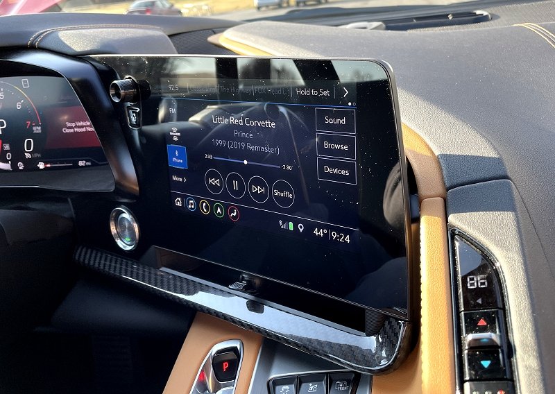 2020-2023 C8 Corvette Carbon Fiber Dash Infotainment Center Trim ...