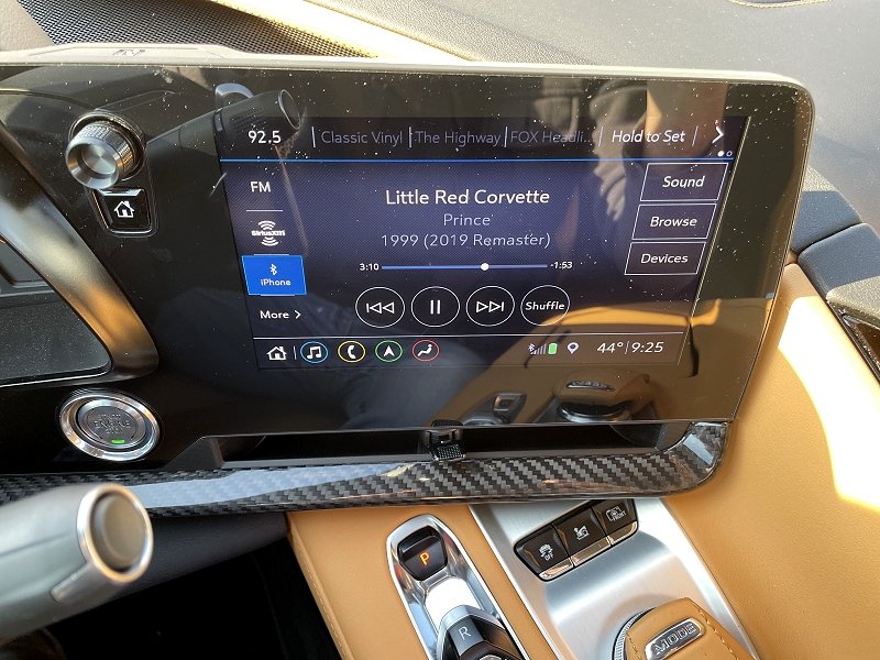 2020-2023 C8 Corvette Carbon Fiber Dash Infotainment Center Trim ...