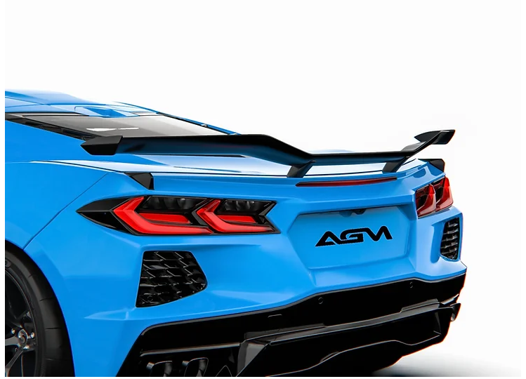 2020-2023 C8 Corvette AGM Carbon Fiber Z06 Style Spoiler ...