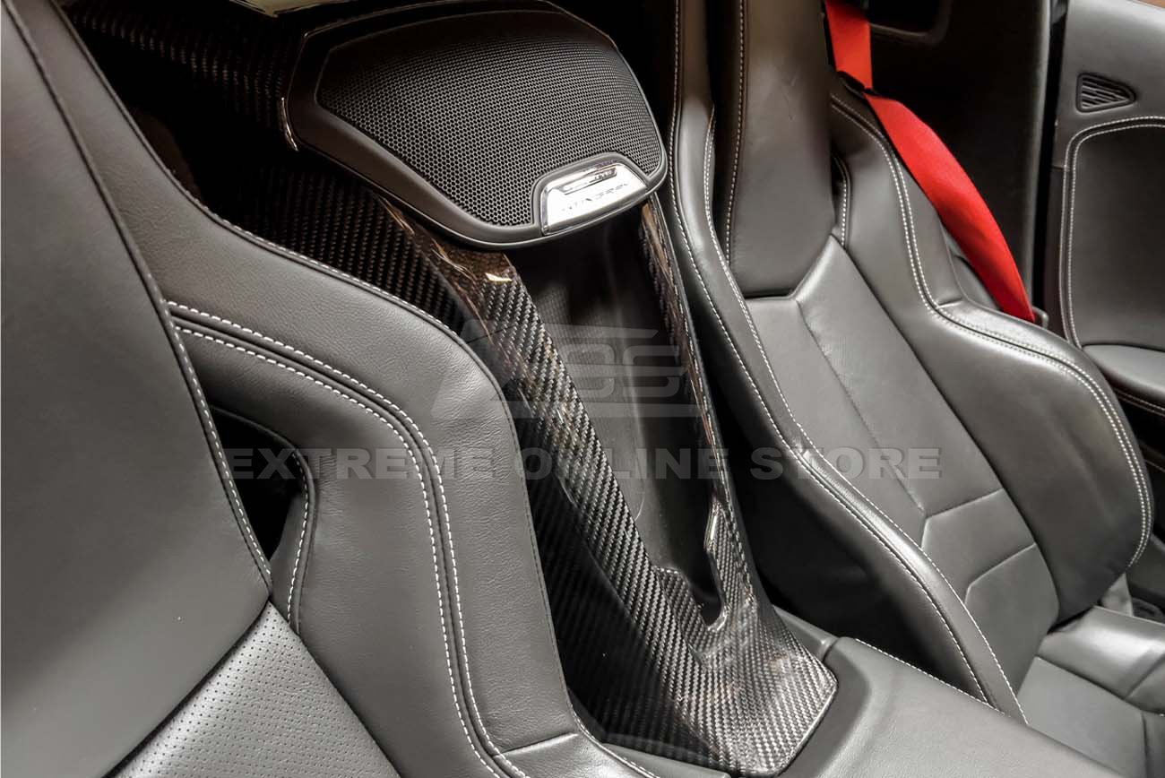 2020-2023 C8 Corvette EOS Carbon Fiber Console Waterfall Wireless ...