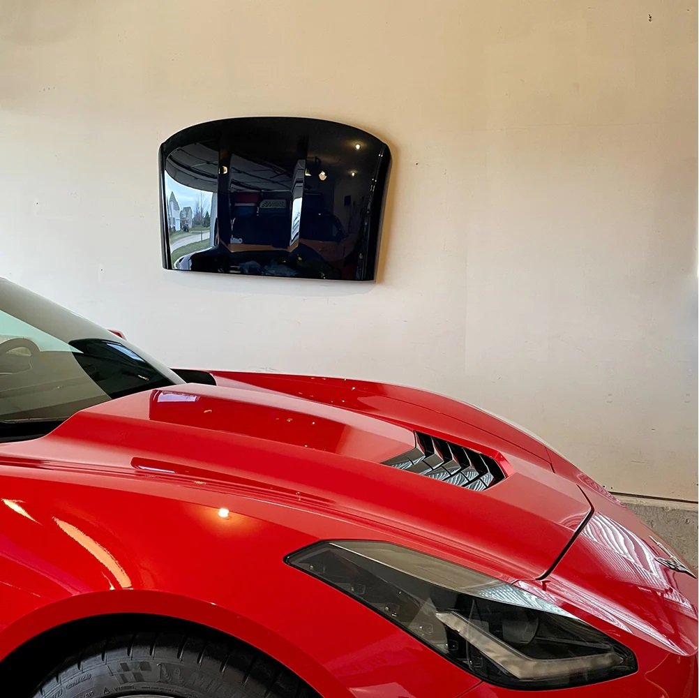 2020-2023 C8 Corvette Coupe Wall Mount Roof Rack Black ...