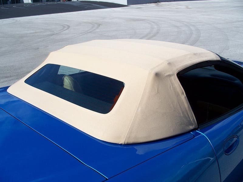 Convertible Top In White Original Vinyl 28142 for C5 1997-2004 Corvette ...