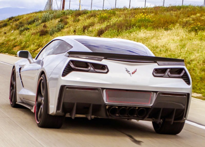 C7 Carbon Fiber Rear Bumper Cover Fins - SouthernCarParts.com