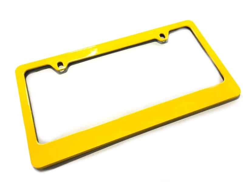C7 Corvette Painted Rear License Plate Frame - SouthernCarParts.com