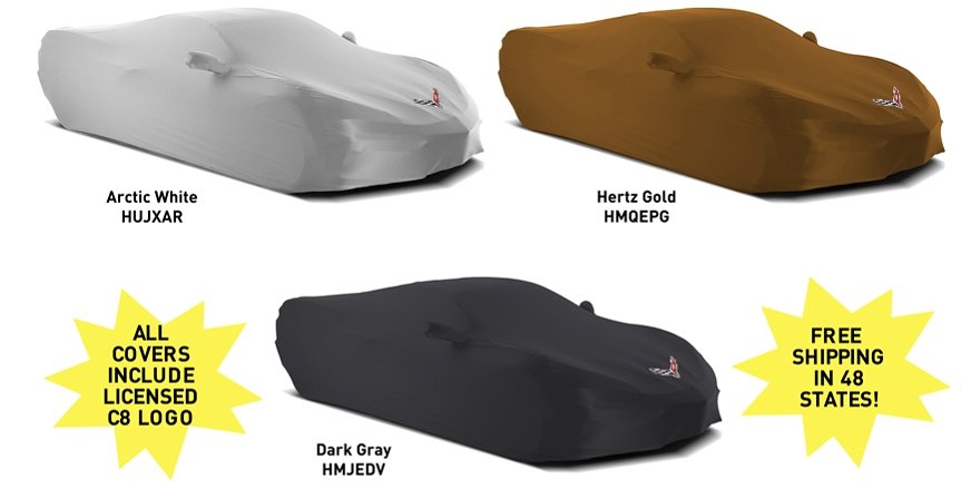 C8 Corvette Indoor Car Cover w/Logo - SouthernCarParts.com